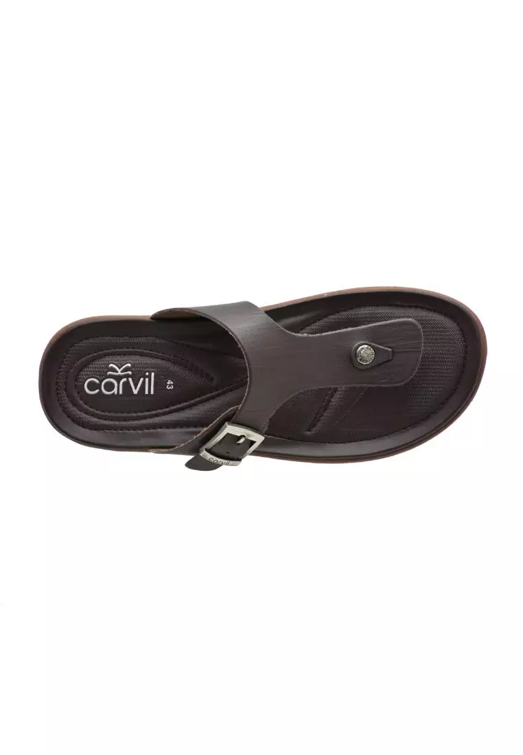 Jual Carvil Carvil Sandal Pria Fiego-01 M Dark Brown Original 2026 ...