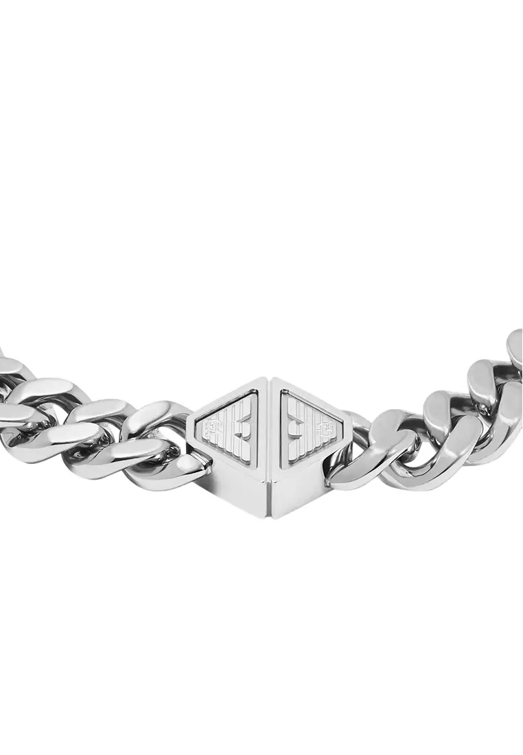 Buy Emporio Armani Unisex Bracelet in Silver EGS3132040 2026 Online ...