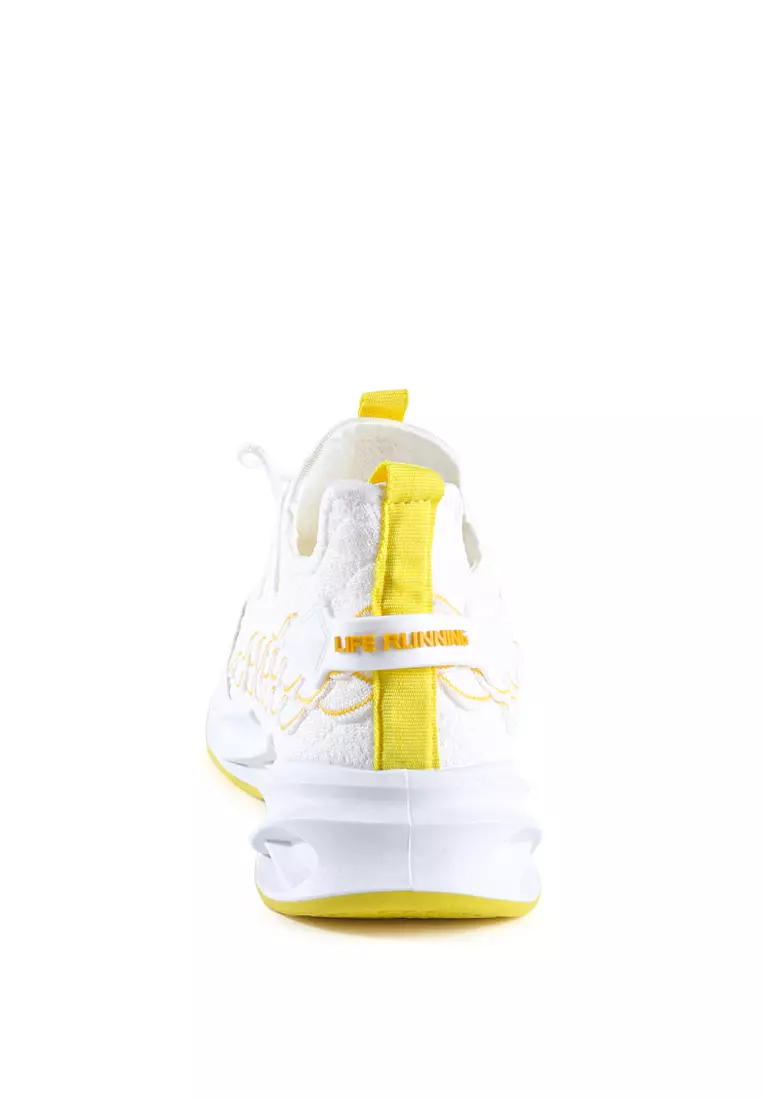 Buy London Rag Fish Scale Goovy Running Trainers in White 2024 Online ...