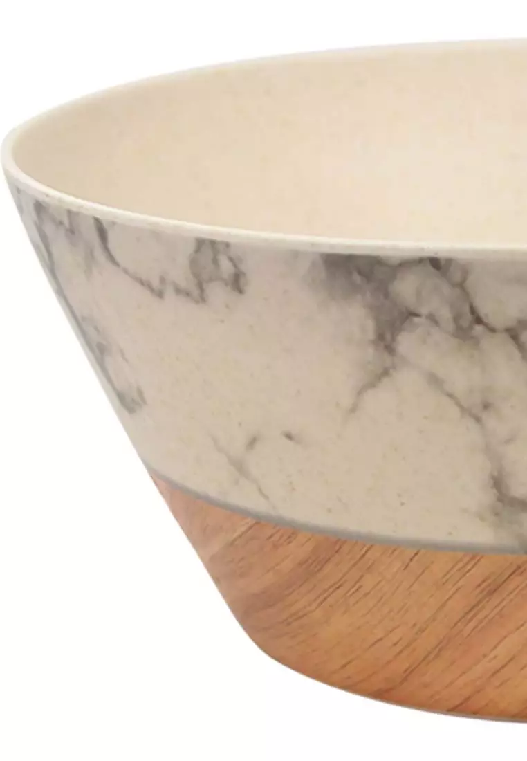 Buy Slique Slique Premium Melamine Dinner Bowl 8in - Bamboo Design ...