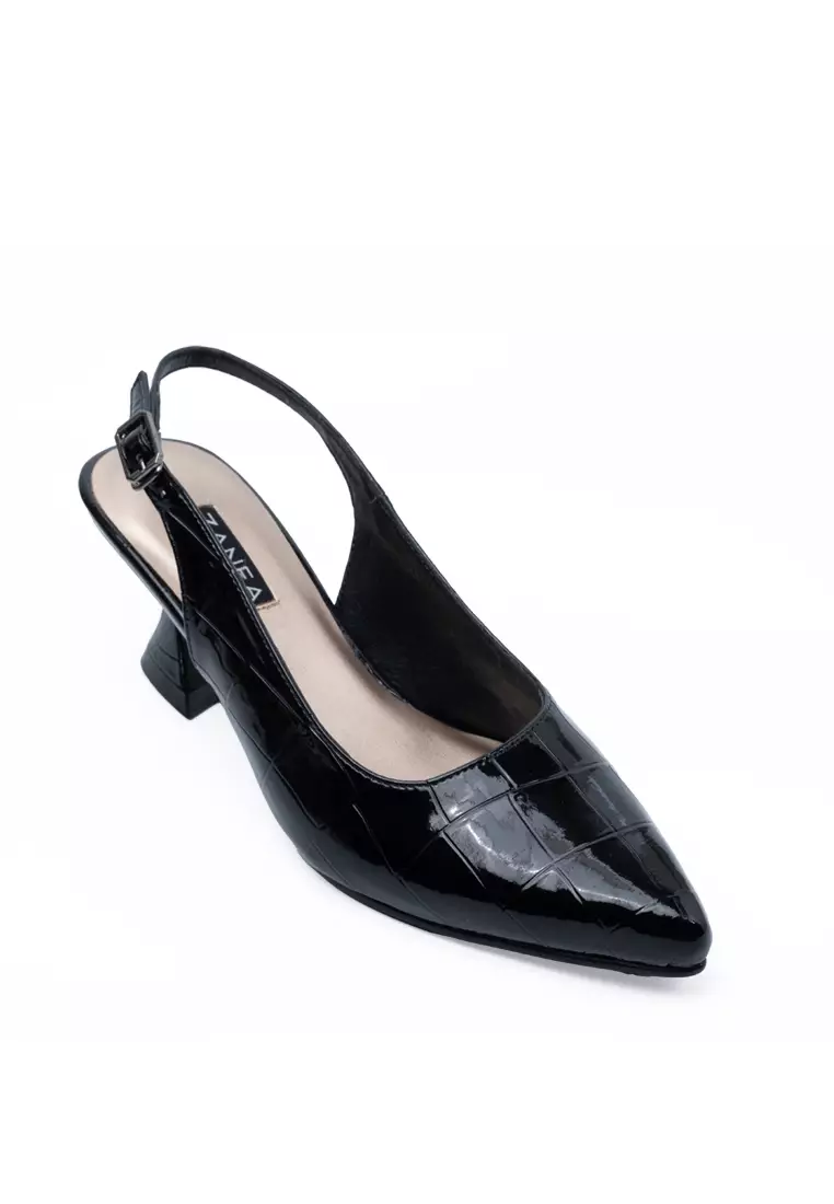 Buy Zanea Shoes Cade Slingback Sandals (Black) 2025 Online | ZALORA ...