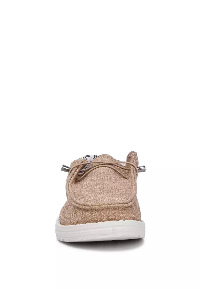 Buy London Rag Drawstring Men's Flatform Heel Shoes in Beige 2025 ...