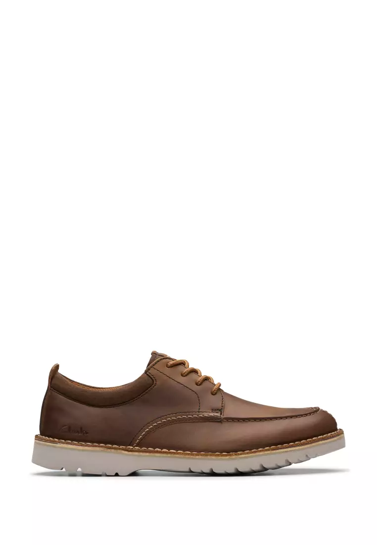 Buy CLARKS Mens Eastridge Moc Sneakers - Beeswax Leather Online ...