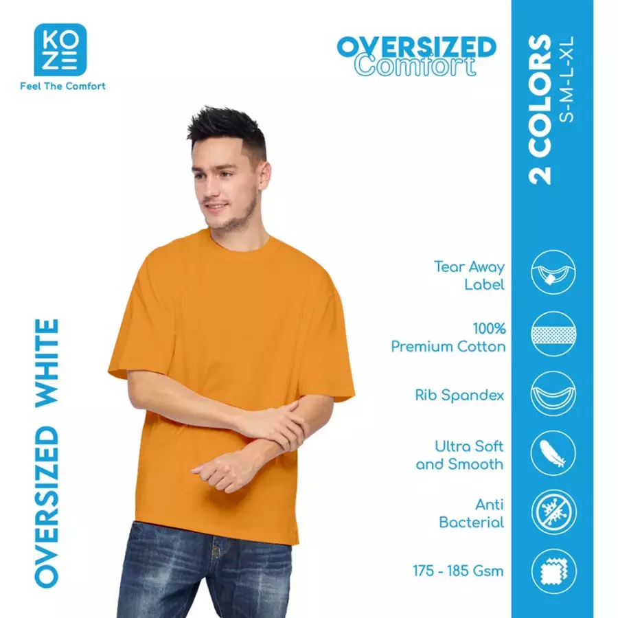 Jual KOZE KOZE Oversized Comfort Premium Combed 24S LARGE SIZE ...