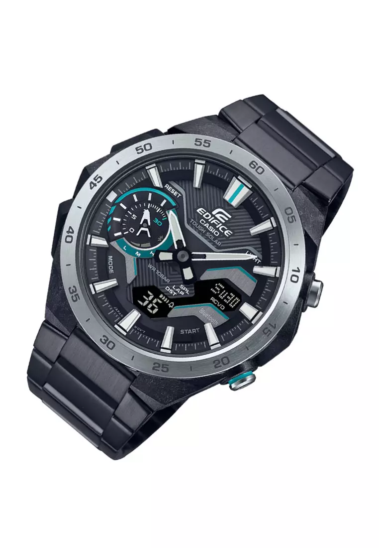 Buy Casio Edifice Bluetooth Analog Solar Watch ECB-2200DD-1A 2025 Online | ZALORA Philippines