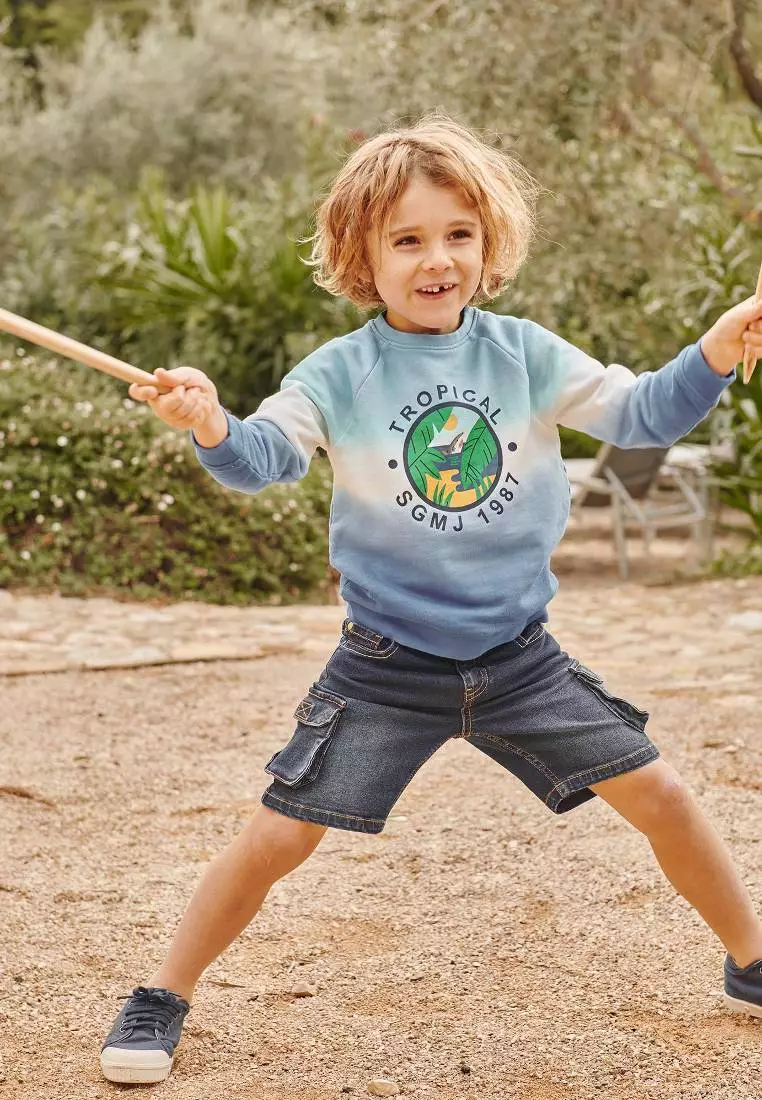 Buy Sergent Major White Tye And Dye Sweatshirt 2025 Online | ZALORA