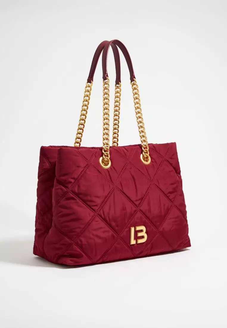 Jual Bimba Y Lola Bimba Y Lola Large Dark Red Padded Shopper Bag ...