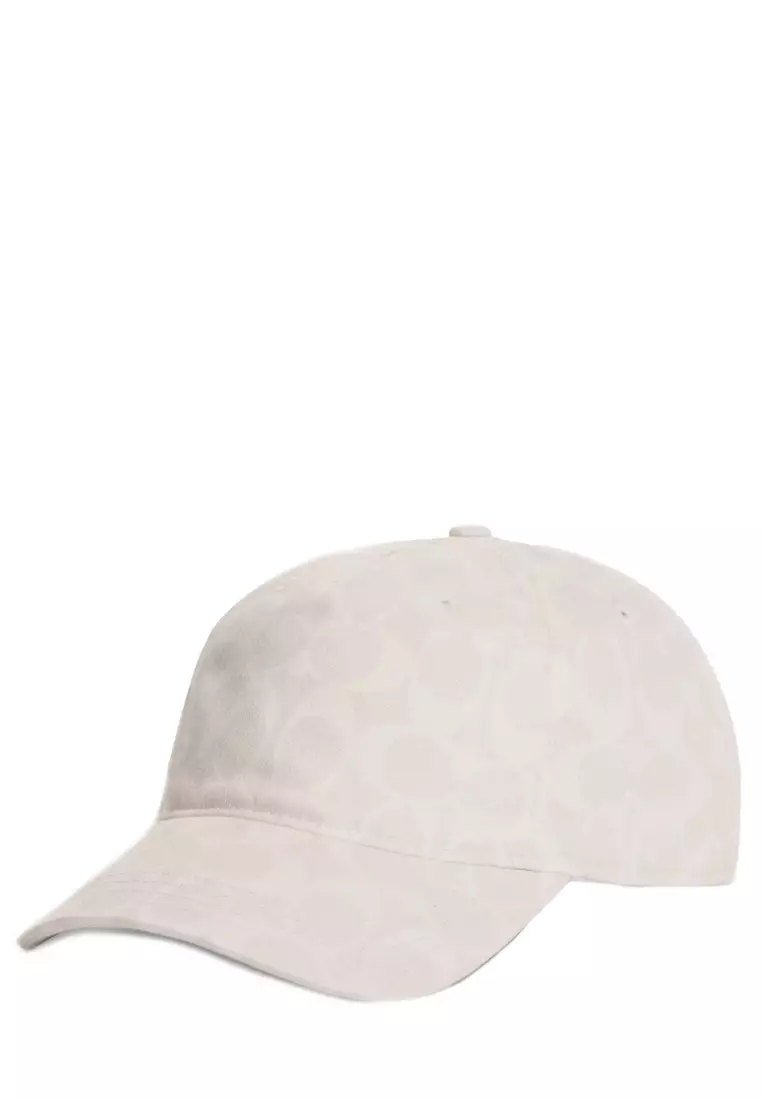 Buy Coach Signature Denim Baseball Hat in Chalk CH404 (M/L) 2025 Online ...