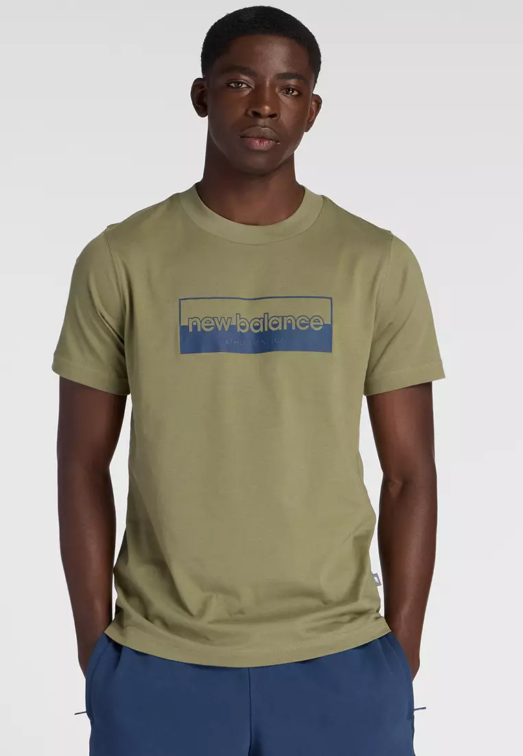 Buy New Balance Rectangular Logo T-Shirt Online | ZALORA Malaysia