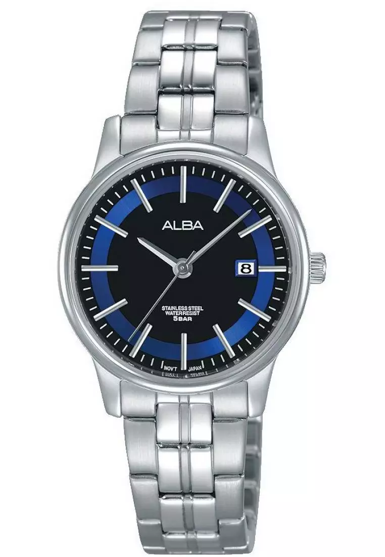 Jual Alba Jam Tangan Alba Prestige AH7N03 Strap Stainless Steel Silver ...