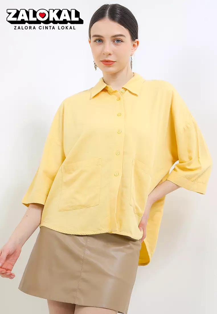 Jual Cardinal Cg Kemeja Oversize Original 2024 | ZALORA Indonesia