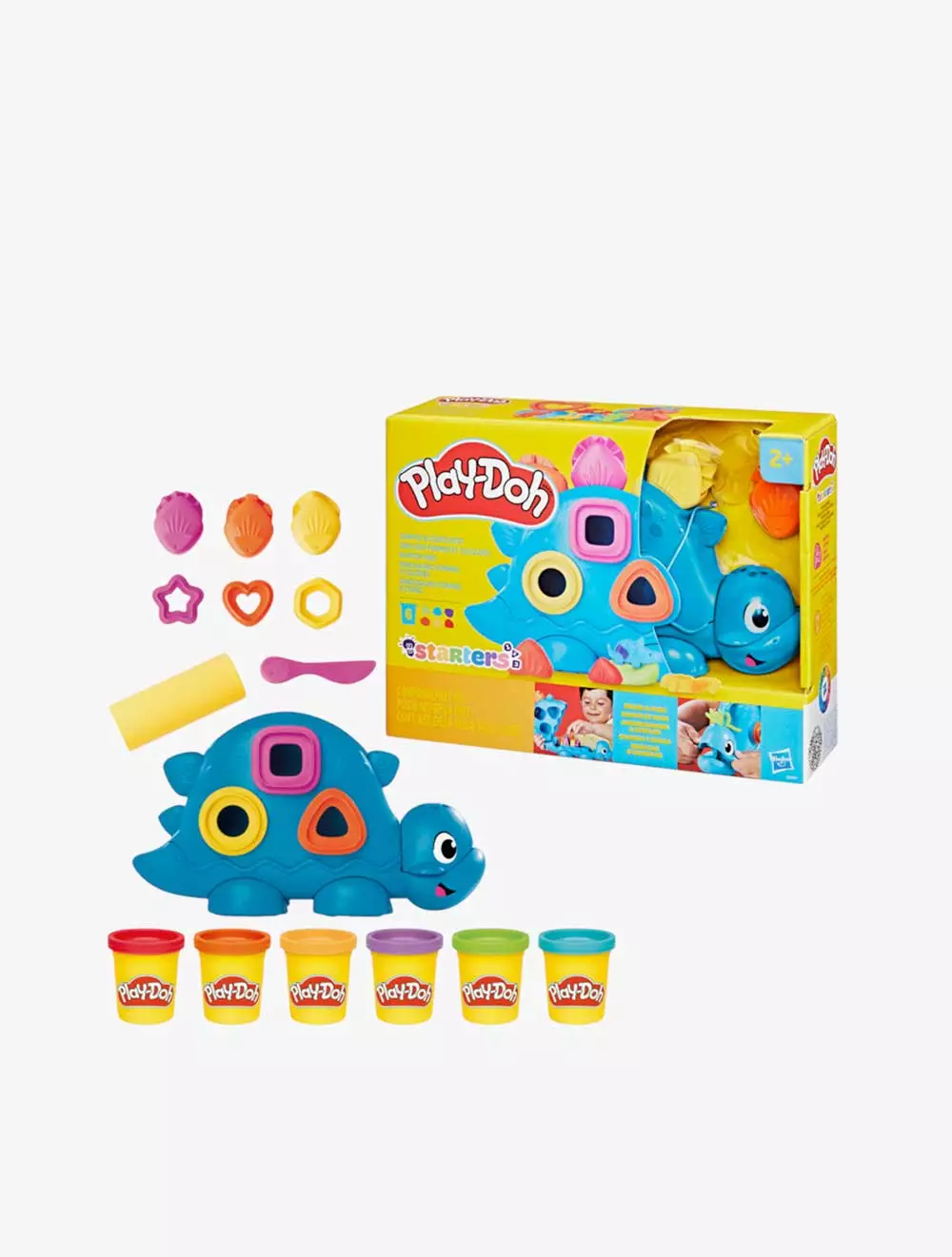 Jual Playdoh Play-Doh Starters Shapes & Colors Dino - PDOG0491 Original ...