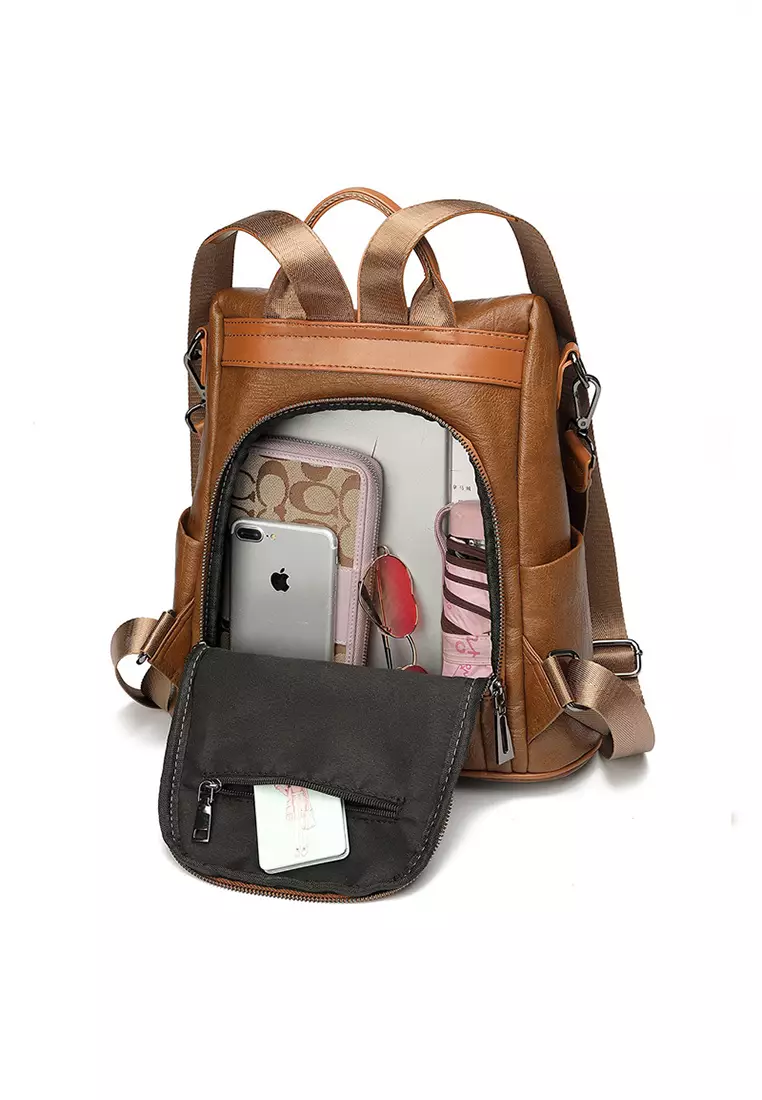 Buy AOKING Leather Ladies Backpack 2025 Online | ZALORA Philippines