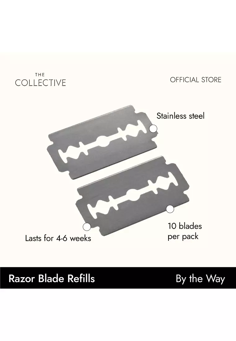 Buy The Collective Authentic Premium Razor Blade Refills 10 Blades ...