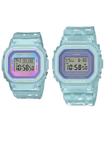 Jual BABY-G G Shock Baby G Couple SLV-21B-2DR Blue Transparent Original ...