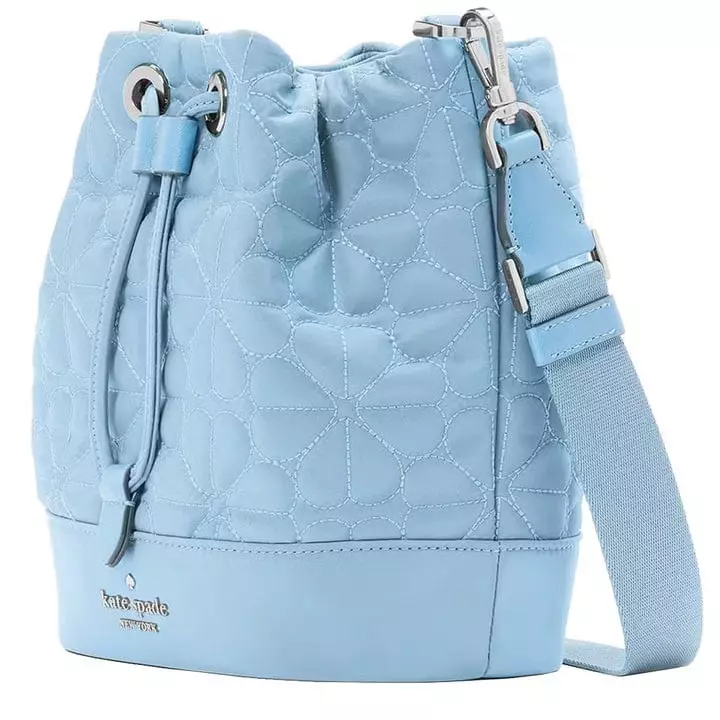 Jual Kate Spade Kate Spade Flower Quilted Fabric Bucket Bag in Montauk ...