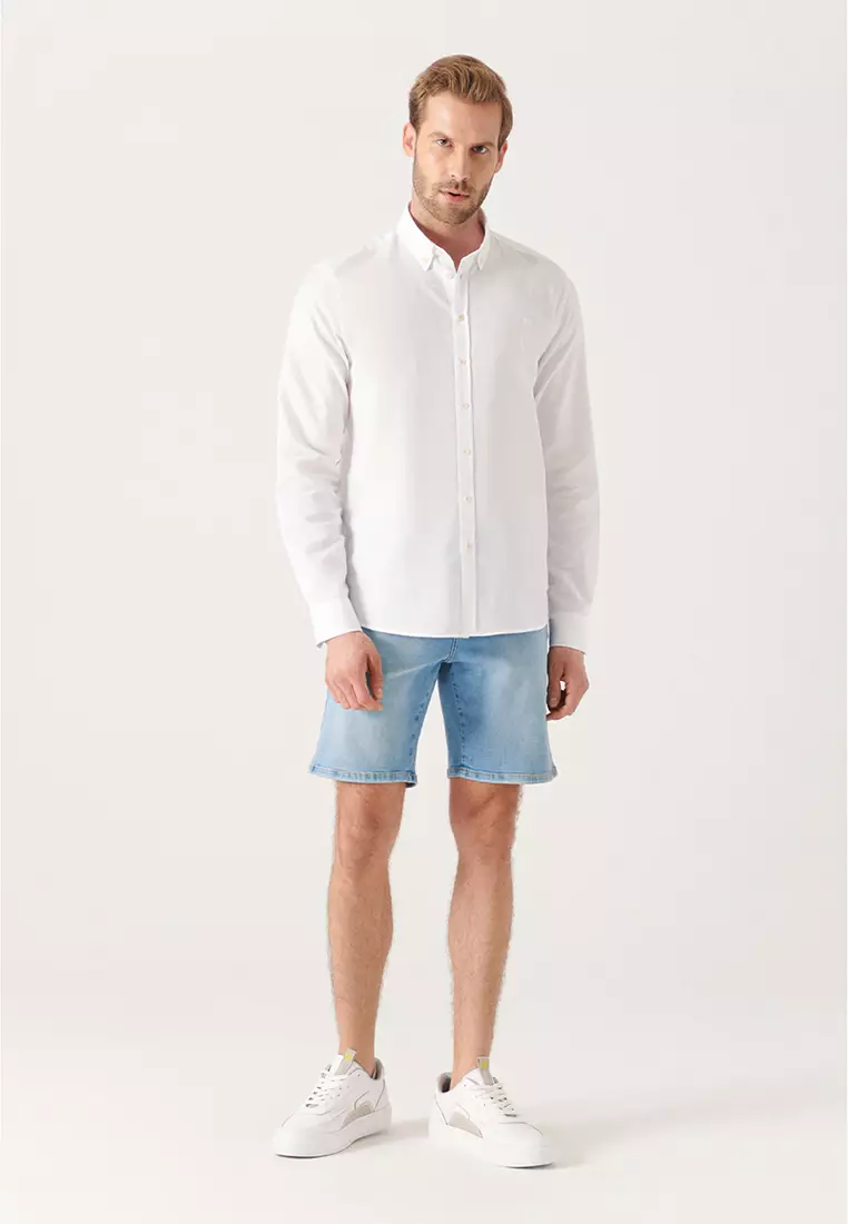 Buy Avva Cotton Oxford Shirt Online | ZALORA Malaysia