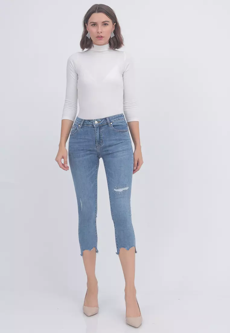 Jual Odiva Woman ESYANA SKINNY JEANS BLUE Original 2024 | ZALORA ...
