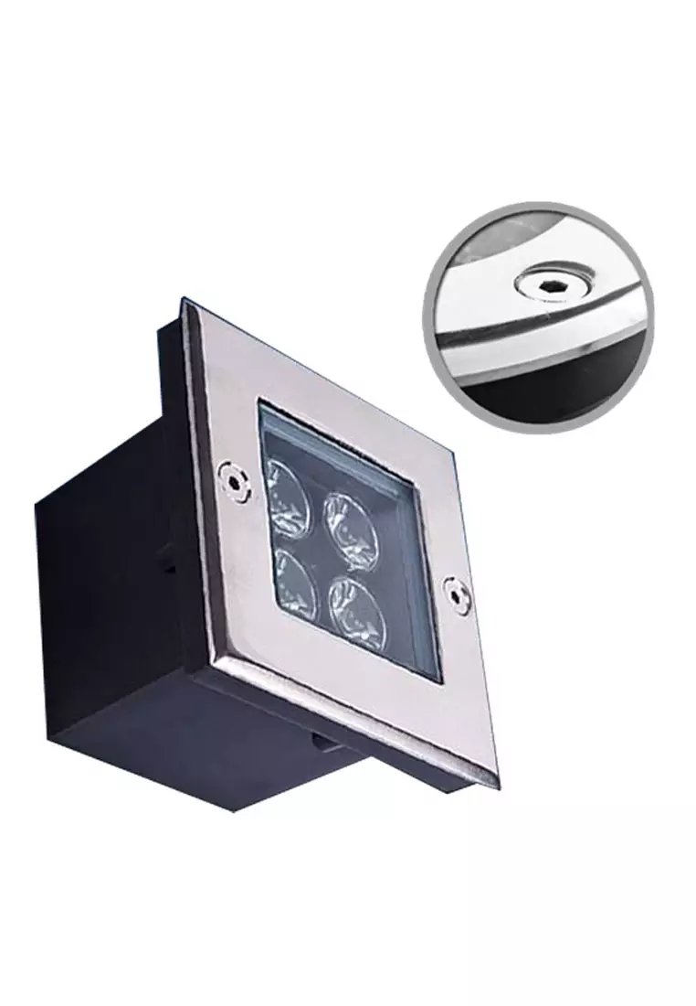 Buy Latest Gadget 4w 10 x 10 cm Waterproof LED Floor Mounted Yellow ...