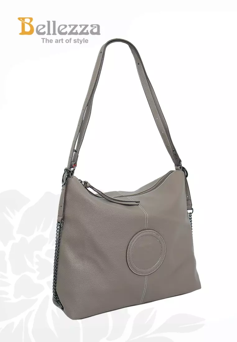 Jual Bellezza Bellezza Handbag 6104-01 Taupe Original 2025 | ZALORA ...