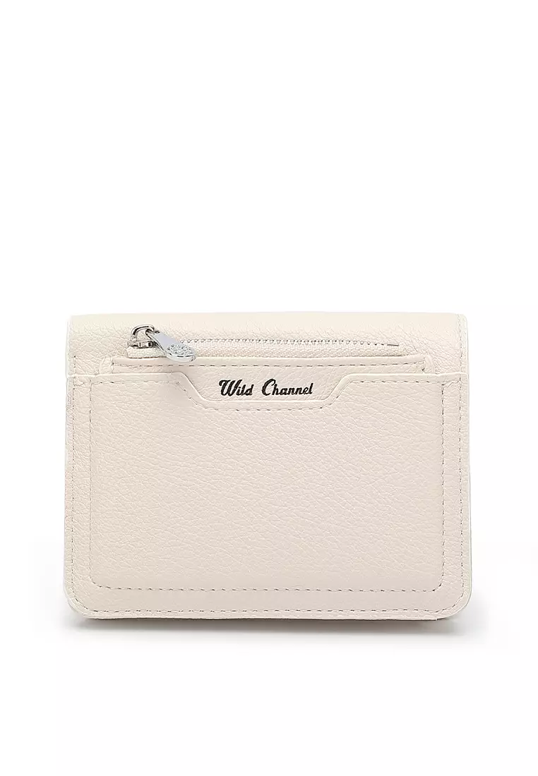 Buy Wild Channel 2 In 1 Long Purser with Coin Purse - White Online ...