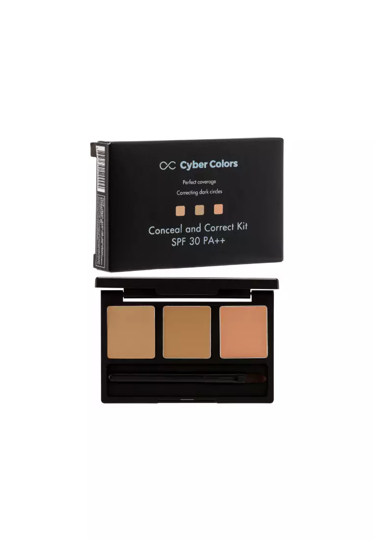 Buy Cyber Colors Cyber Colors Conceal And Correct Kit SPF30PA++ (4.5g ...