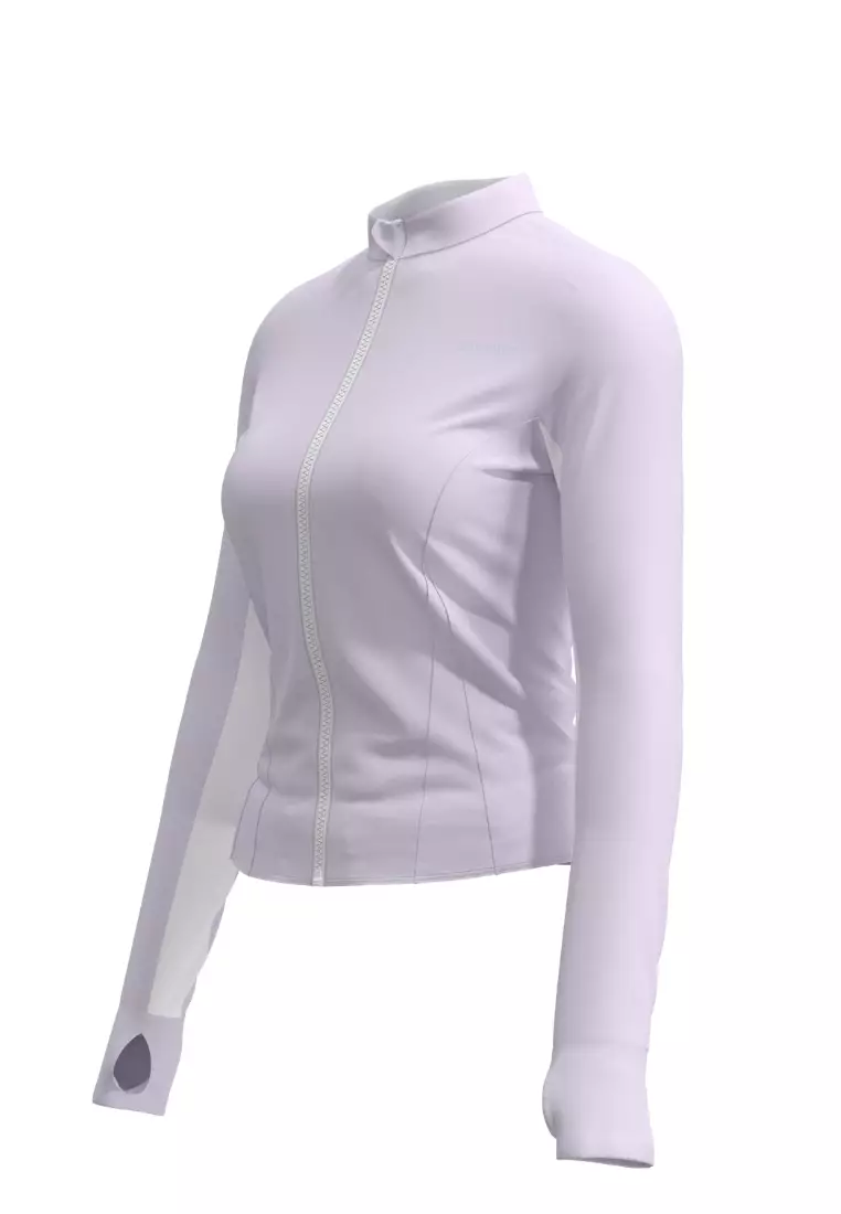 Buy Sunseeker Supplementary Light Purple Slim Fit Zip Front UV Jacket ...