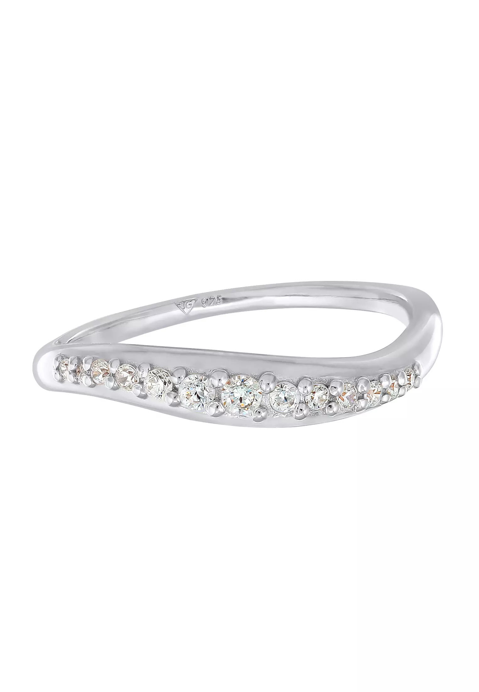 Buy ELLI GERMANY Wave Ring – 925 Silver 2026 Online | ZALORA