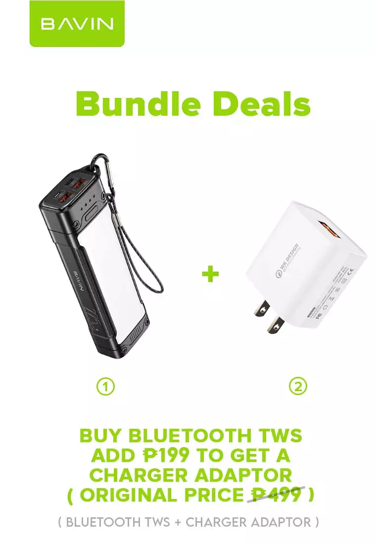 Buy BAVIN PC1002 20000mAh Powerbank 22.5W Fast Charging Portable Power bank Built-In Dual USB ...