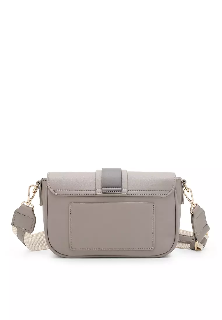 Wild Channel Women's Shoulder Bag / Sling Bag / Crossbody Bag - Grey ...