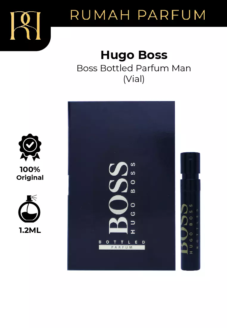 Jual Hugo Boss Hugo Boss Boss Bottled Parfum Man (Vial) 1,2 ML Original ...
