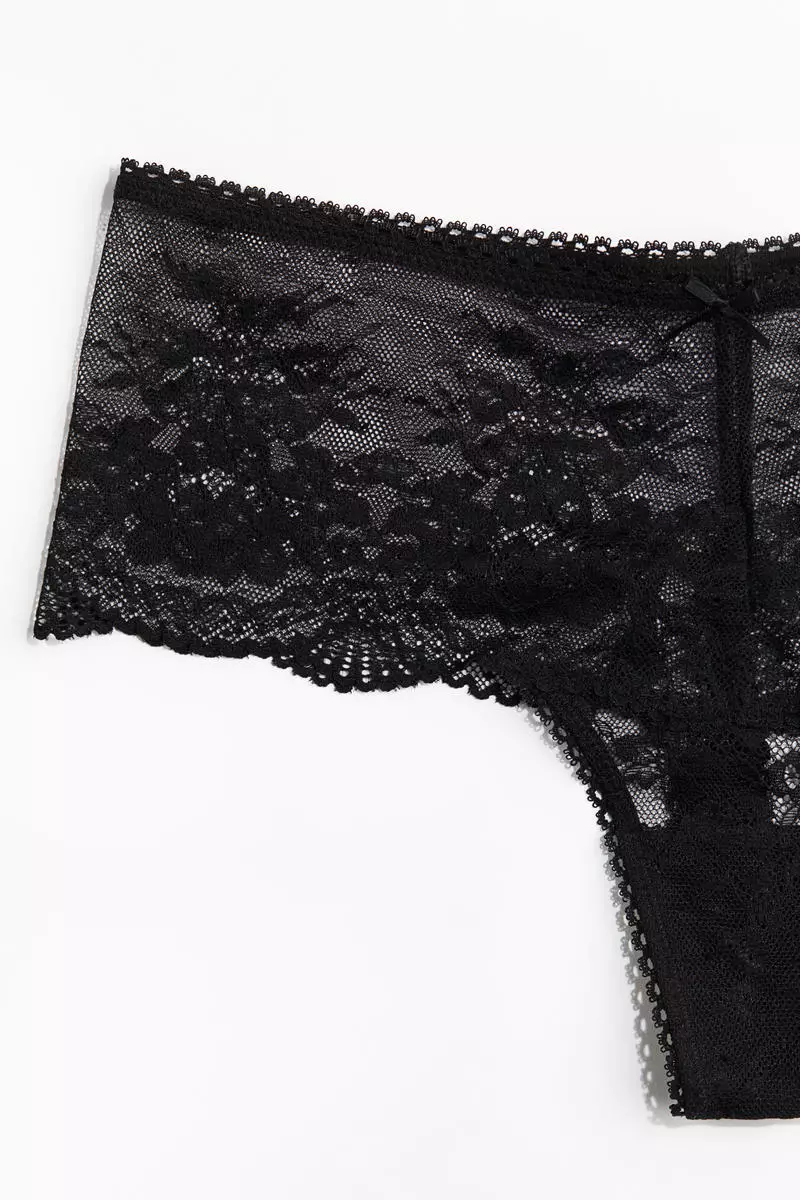 Buy H&M 2-pack lace thong briefs 2026 Online | ZALORA