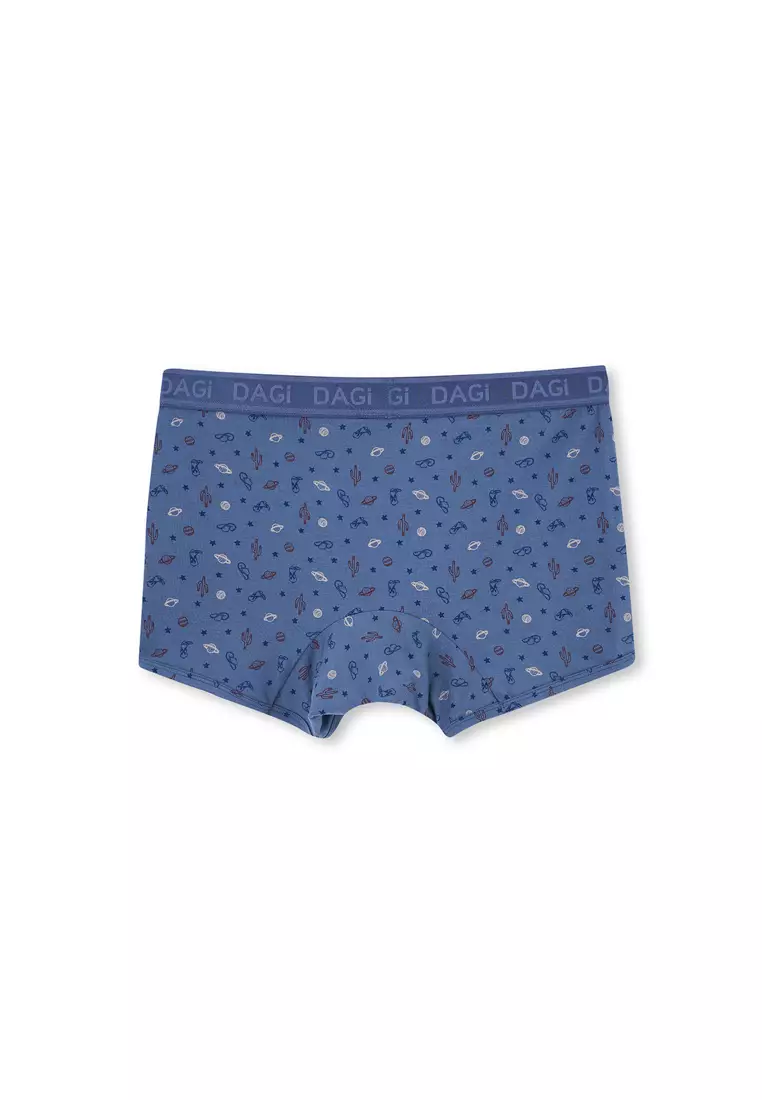 DAGİ 2-Pack Blue Basic Boxer, Western Print, Underwear for Men 2025 ...