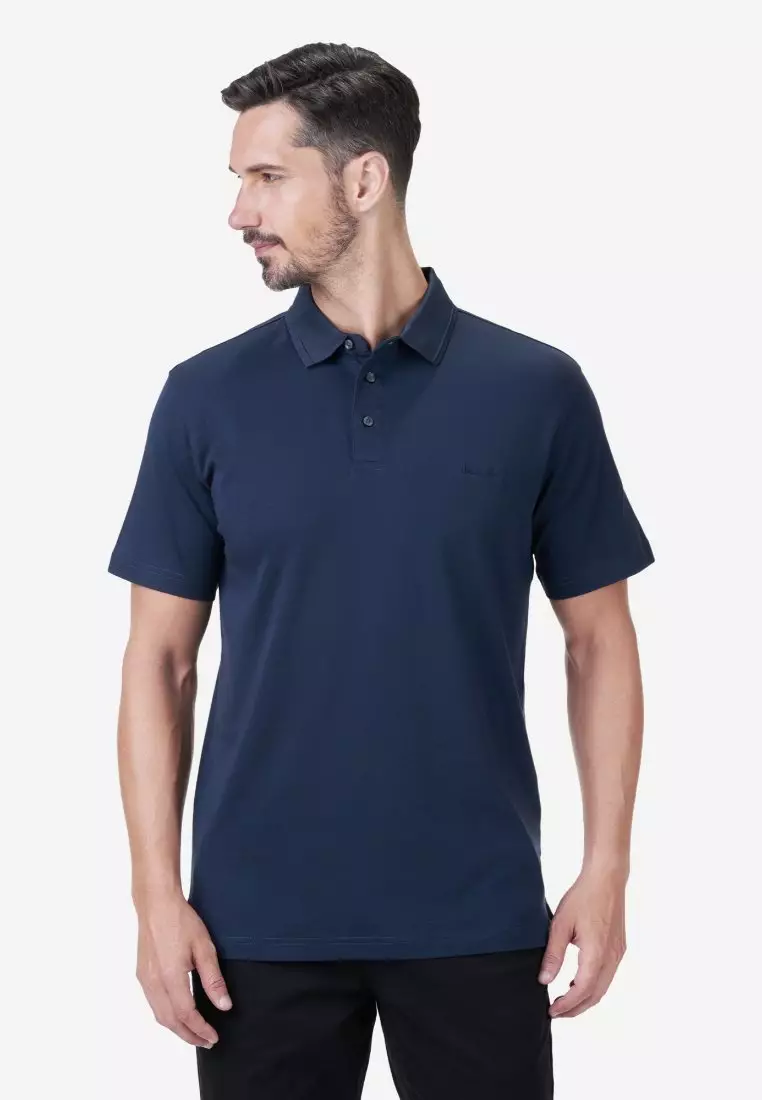 Buy Valentino Rudy Valentino Rudy Italy Men Basic Jersey Polo Tee ...