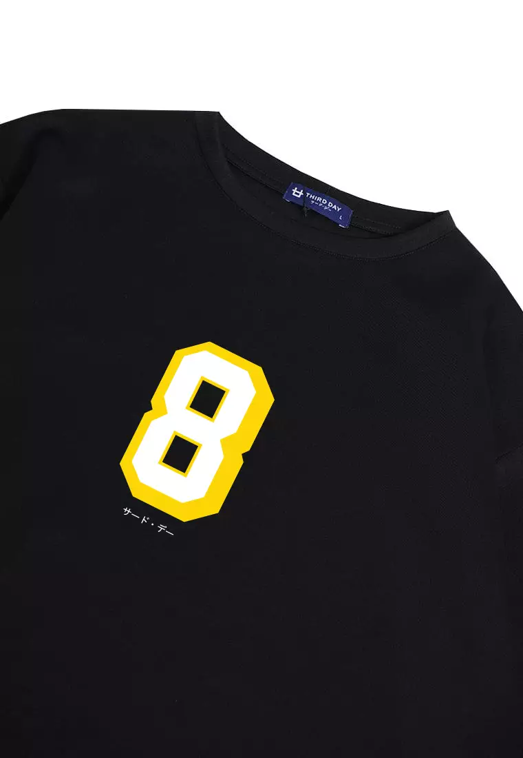 Jual Third Day MTR63 Kaos Oversize Basket Anti Kusut ScubaLux Angka 8 ...