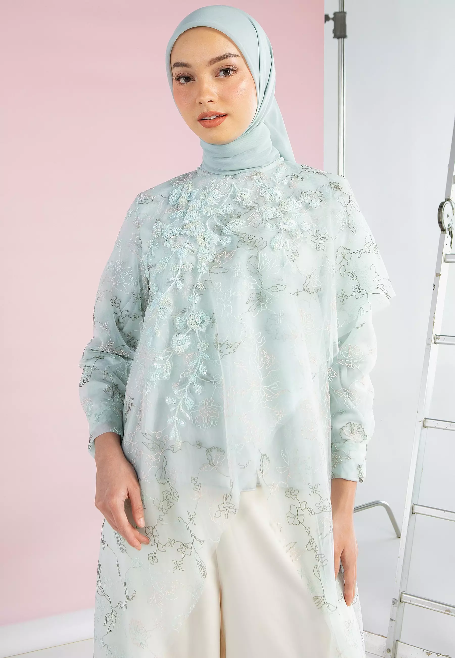 Jual HijabChic HijabChic Avla Mint Outerwear - Outer Lebaran Elegan ...