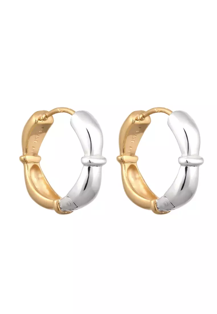 Buy ELLI GERMANY Hoop Earrings – Bi-Color 2026 Online | ZALORA