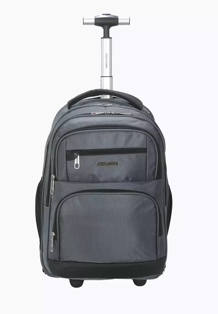 Jual Polo Classic Polo Classic Backpack Trolley W6912-12 Grey Original ...