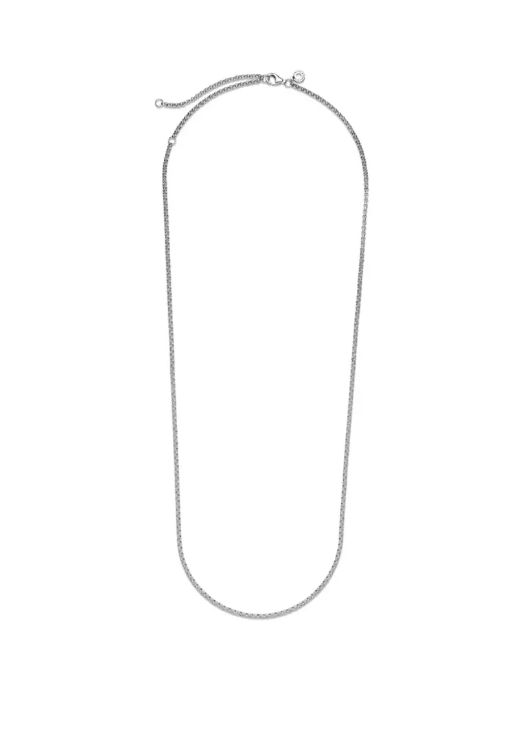 Buy PANDORA Pandora Rolo Chain Sterling Silver Necklace (60cm) Online ...