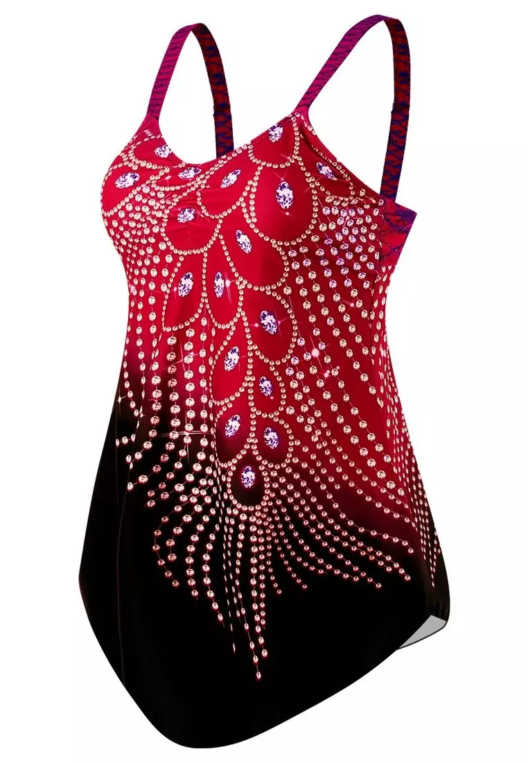 Buy LYCKA LYX655409988576 European Lady Bikini Swimwear Red Online ...