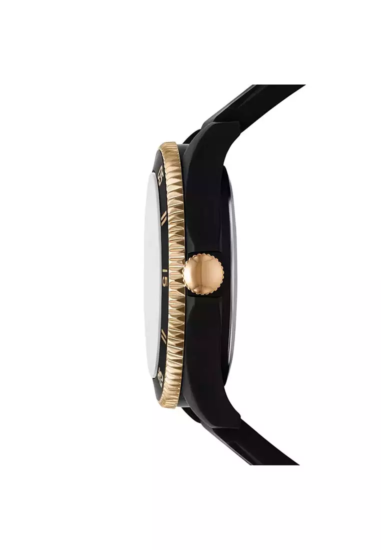 Buy Skechers Rosencrans Sport Luxe Black Silicone Strap Analog Watch ...