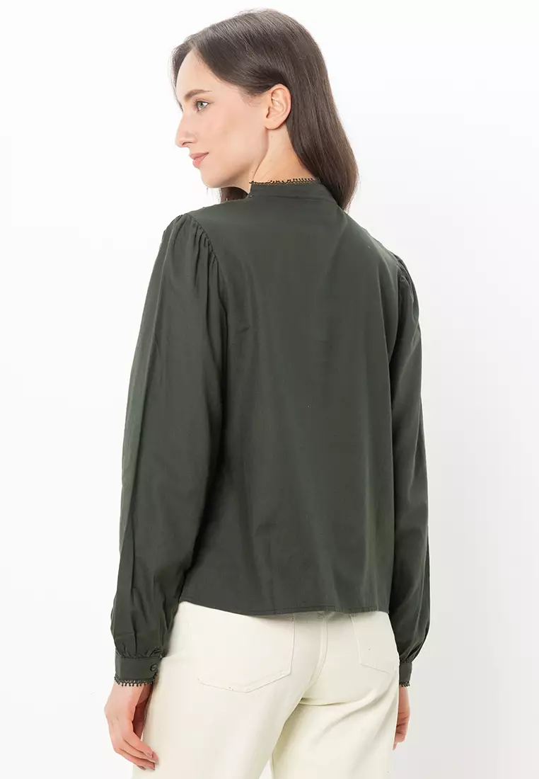 Buy JACQUELINE DE YONG Aveda Broderie Shirt 2026 Online | ZALORA