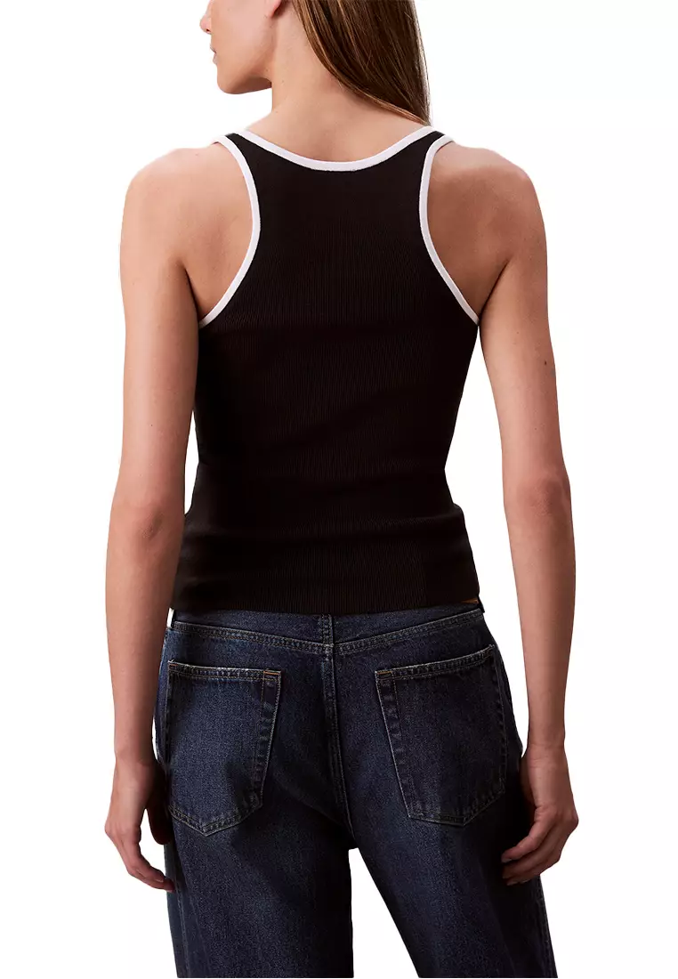 Buy Calvin Klein CKJ Tank Tops Black 2025 Online | ZALORA Philippines