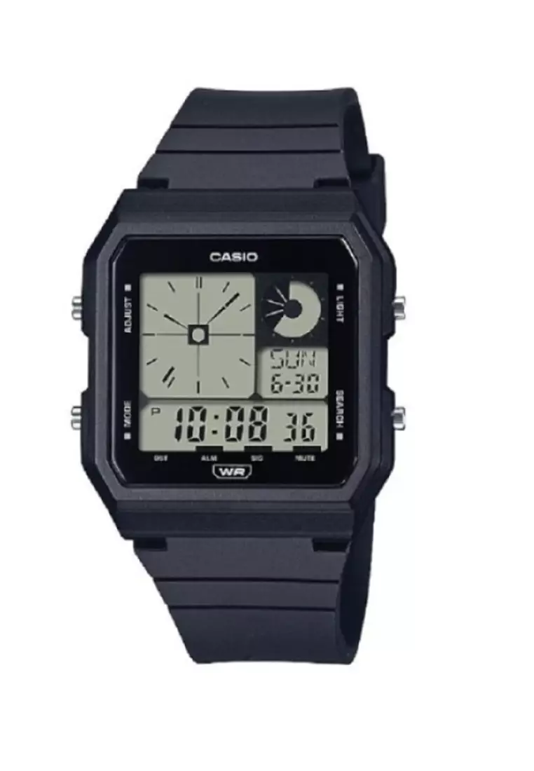 Jual Alexandre Christie CASIO LF-20W-1ADF BLACK Original 2025 | ZALORA ...