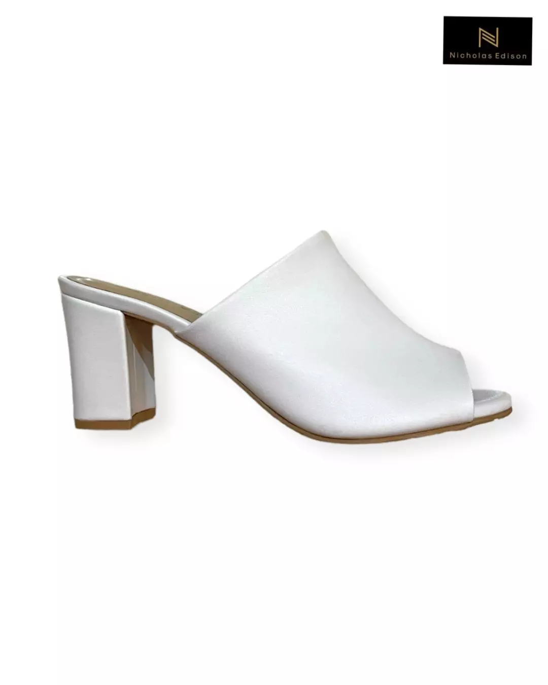 Jual NICHOLAS EDISON Nicholas Edison Heel Vita White Original 2025 ...