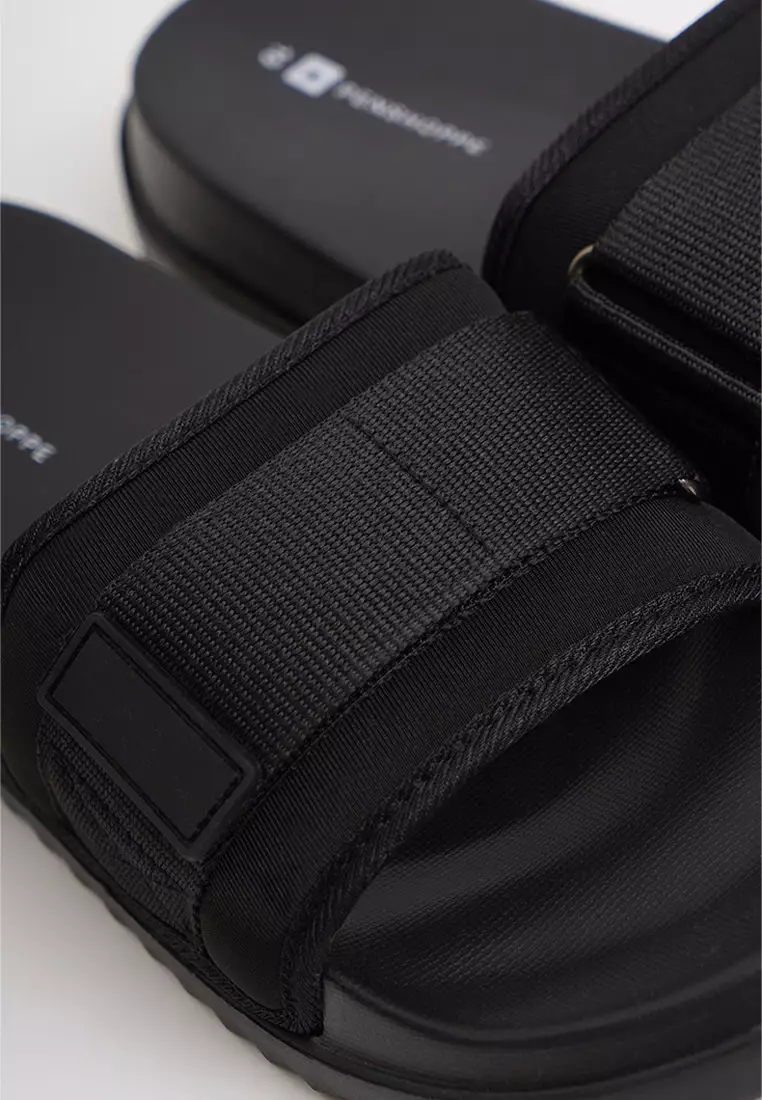 Buy Penshoppe Women's All Rubber Slides with Velcro Band 2025 Online ...