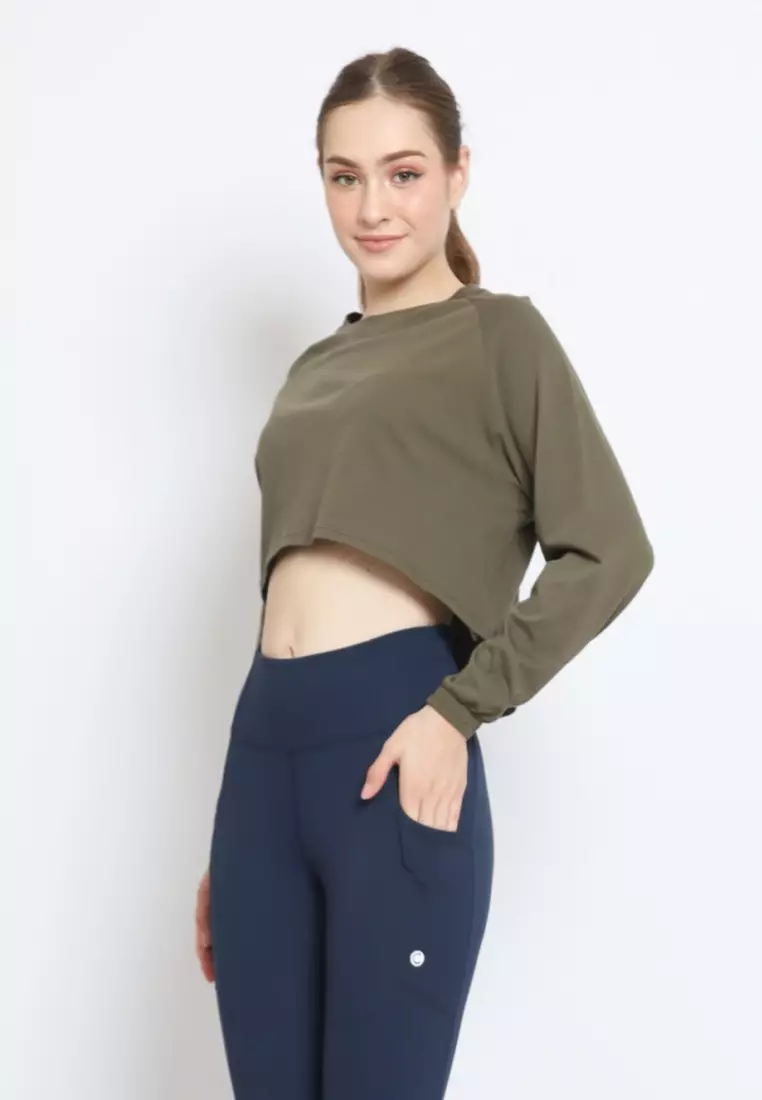 Jual Corenation Active Aura Long Sleeve - Green Original 2025 | ZALORA ...