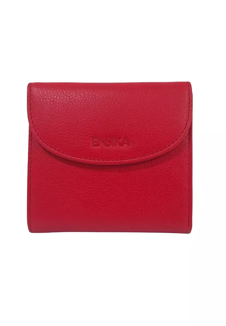 Buy Oxhide Wallet Women Short Leather -Compact Wallet Black - Oxhide ...