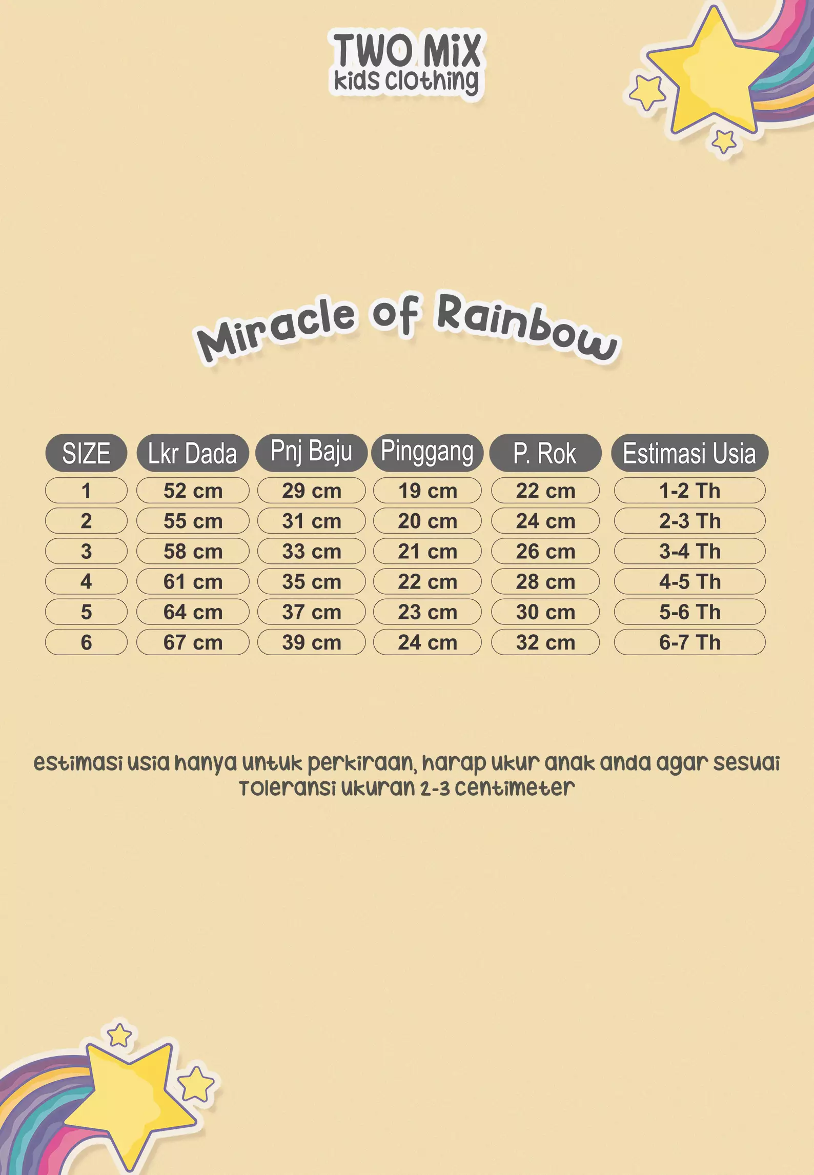 Jual TWO MIX Two Mix - Baju Setelan Anak Perempuan Lucu - Miracle Of ...