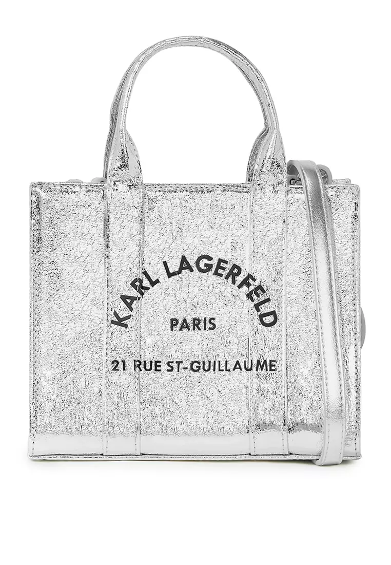 Jual KARL LAGERFELD K/Rue St-Guillaume Mini Wrinkle Tote Bag Original ...